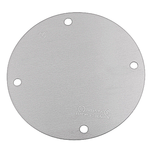 Red Dot® SS-B Weatherproof Round Box Cover With Gasket, 4-1/8 in Dia ...