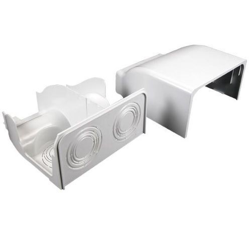 Wiremold® 5410DFO Bend Radiused Divided Entrance Cap Fitting, For Use ...