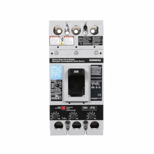 Siemens Sentron™ FXD63B225 Type FXD6 Low Voltage Molded Case Circuit ...