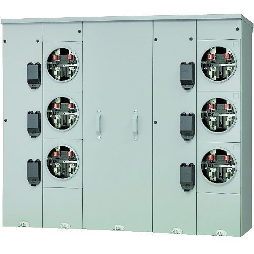 Siemens UNI-PAK WP6612RJ 17-Cutout 3-Wire Insulated Low Voltage Meter ...