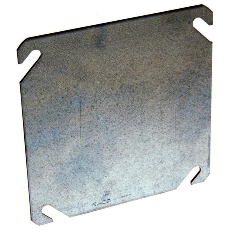 Mulberry 10093 Flat Gang Box Cover, 8-7/8 in W, Switch Cover, Steel ...