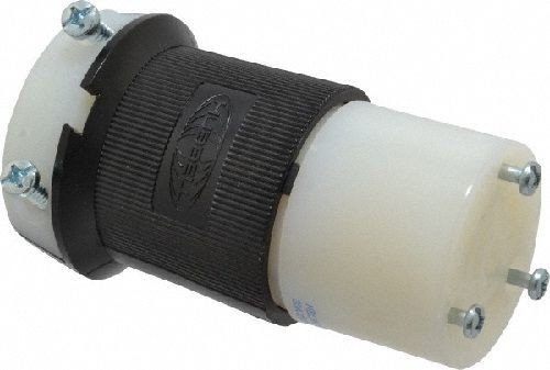 Hubbell, Twist Lock Connector, 2 Pole, 3 Wire, 15 Ampere, 125 Volts ...