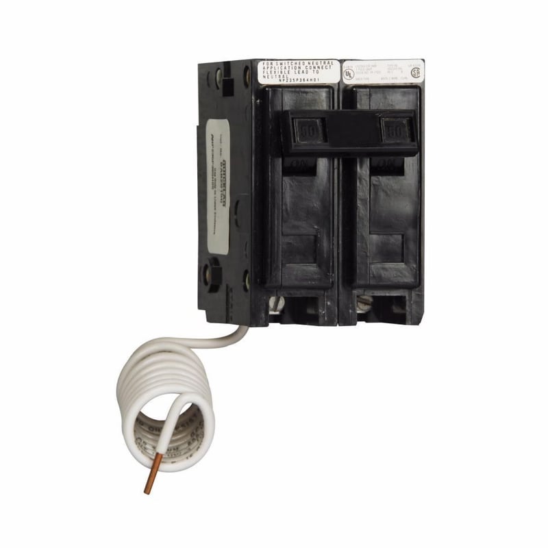 EATON QuickLag® BAB2050S Type BAB Miniature Circuit Breaker, 120/240 ...