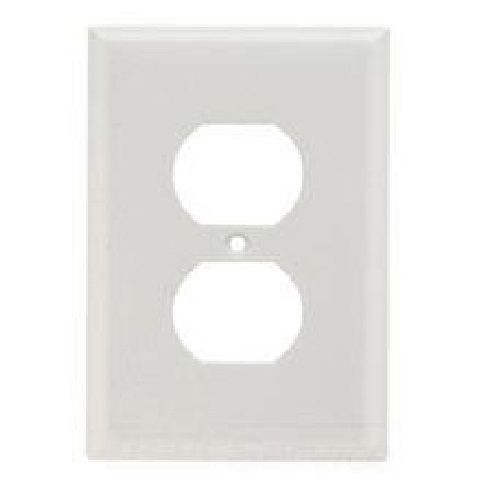 Pass & Seymour® Sierraplex® SPJ8-W Junior Jumbo Receptacle Wallplate, 1 ...