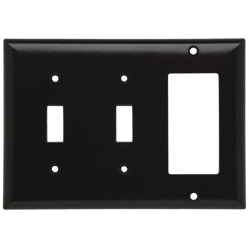 Pass & Seymour® Sierraplex® SP226 Standard Combination Wallplate, 2 ...