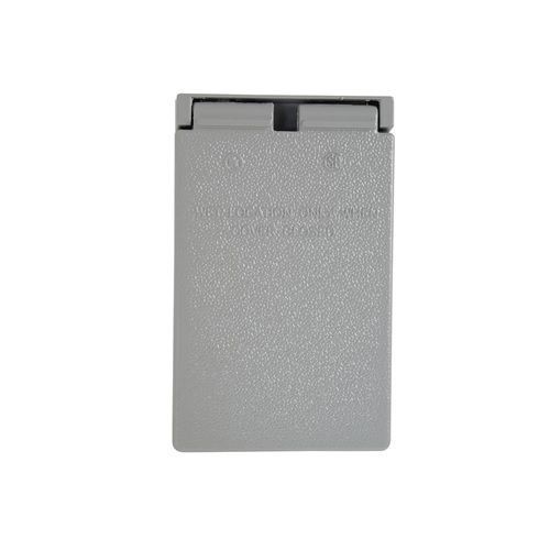 Pass & Seymour® CA723G Heavy Duty Weatherproof Cover With (1) Self ...