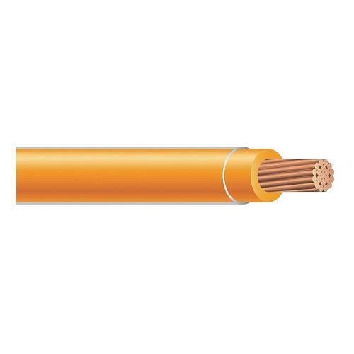 THHN Wire, Stranded, 10 AWG, 1 Conductor, Copper, 600 Volts, Orange ...