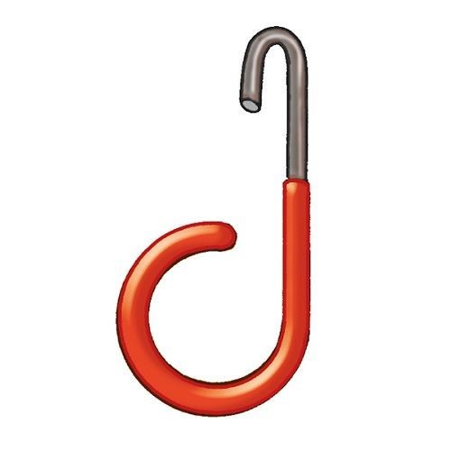 Cab Products, Telewire Hook, 4.7 mm, 10 mm, 32 mm, 200/Box, Box, 15 lb ...