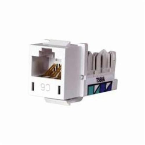 HUBBELL® Xcelerator™ NEXTSPEED® Snap-Fit Standard Modular Jack, Cat 6 ...