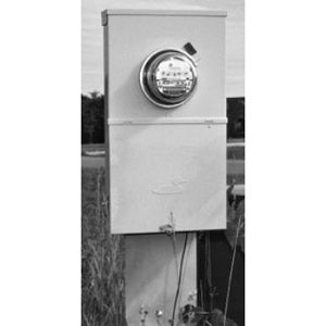 Midwest® GE R281C1 Ringless Metered Power Outlet, 120/240 VAC, 200 A, 1 ...