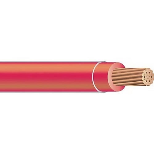 THHN Wire, Stranded, 600 KCMIL, 1 Conductor, Copper, 600 Volts, Red ...