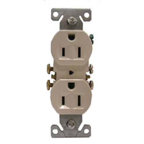Eaton Wiring Devices 270LA Straight Blade Duplex Receptacle, 125 VAC ...