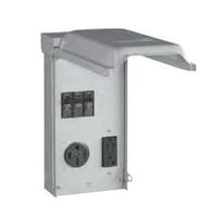 Midwest® GE U055C010P Unmetered Temporary Power Outlet, 120/240 VAC, 70 ...