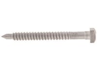 Hubbell, Lag Screw, Fetter Drive Pilot Point, 1/2 x 4 Inch, 250/Pack ...