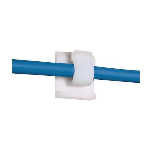 Panduit® ACC38-A-C Adhesive Backed Wire Clip, 0.38 in Cable, 0.5 lb ...