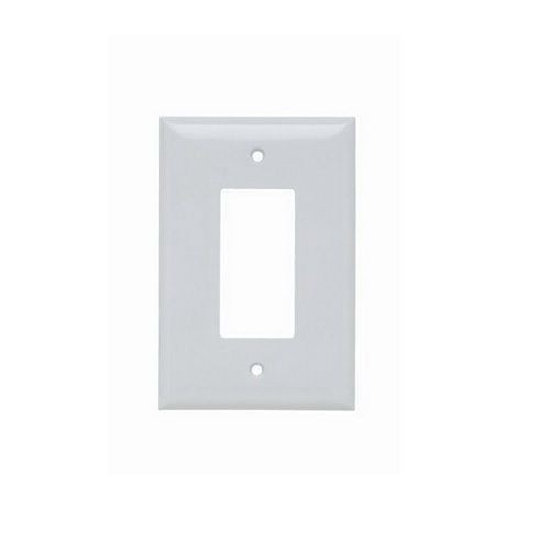 Pass & Seymour® Sierraplex® SPO26-W Jumbo Wallplate, 1 Gang, White, 5 ...
