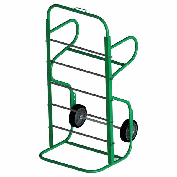 Greenlee® 911 Movable Cable Wire Reel Cart, 54-1/2 in L x 27 in W x 26 ...