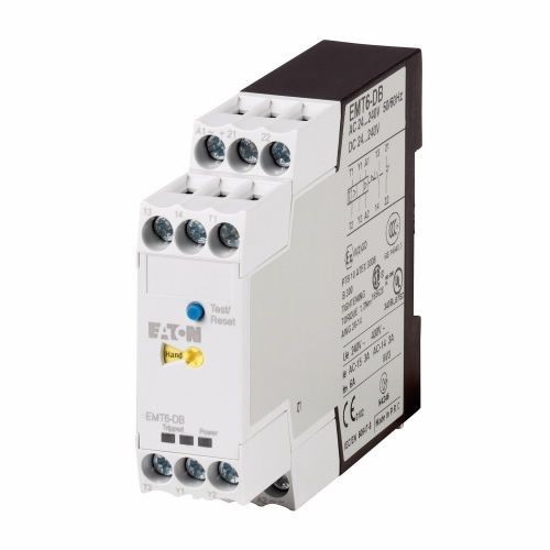 EATON EMT6-DBK Thermistor Overload Relay, 3/6 A, 24 to 240 VAC/VDC V ...