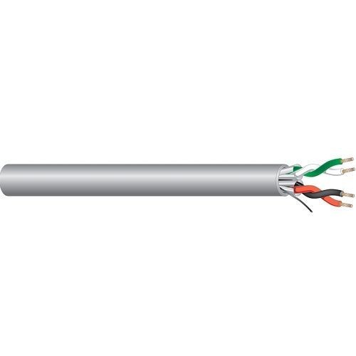 General Cable® Communication Cable, 18 AWG, Copper, 2 Pairs, Gray, PVC ...