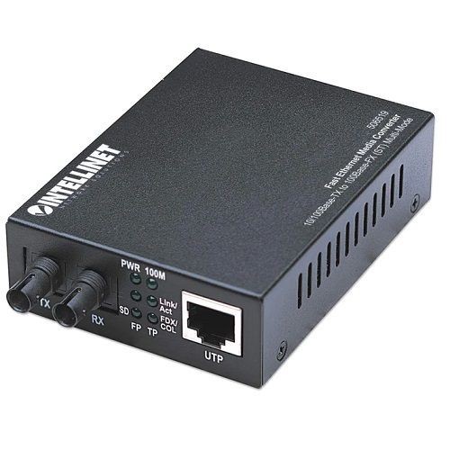 Manhattan 506519 Fast Ethernet Media Converter 100 Mbps Data Rate manhattan-506519-fast-ethernet-media-converter-100-mbps-data-rate