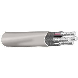 Service Entrance Cable, Stranded, 1/0 AWG, 4 wire, Aluminum, Gray, 600 ...
