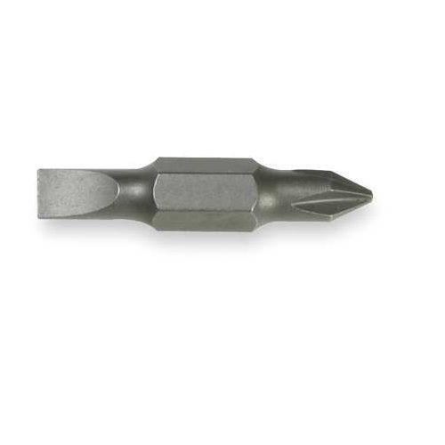 Klein® 32482 Double End Replacement Screwdriver Insert Bit, #1, 3/16 in ...