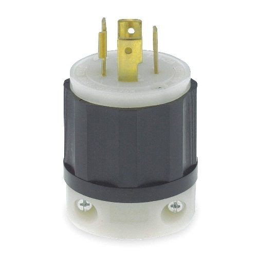 Wiring Device-Kellems Selectspec™ L1420P Male Locking Plug, 125/250 VAC ...