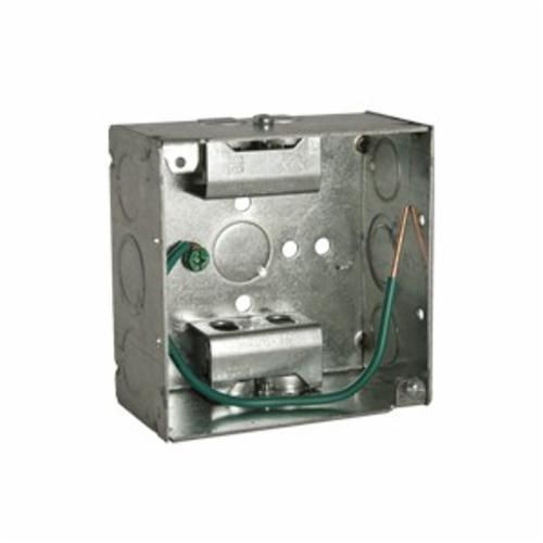 RACO® 248S Square Box, Steel, 30.3 cu-in Capacity, 2 Gangs, 2 Outlets ...