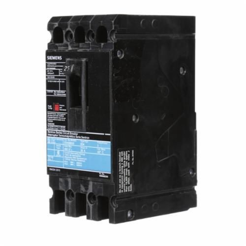 Siemens Sentron™ ED43B025 Type ED4 Low Voltage Molded Case Circuit ...