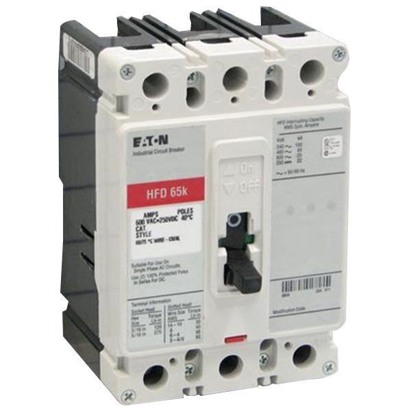 Cutler-Hammer HFD3015 C Series Type HFD Molded Case Circuit Breaker ...