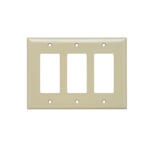 Pass & Seymour® Sierraplex® SPJ263-I Junior Jumbo Wallplate, 3 Gangs ...