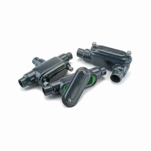 Perma-Cote C37 Type-C Conduit Body With Cover and Screw, 1 in Hub, 7 ...