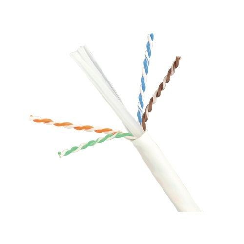 GenSPEED® CAT6 Cable, 24 AWG, Solid, Copper, 4 Pairs, White, PVC, UTP ...