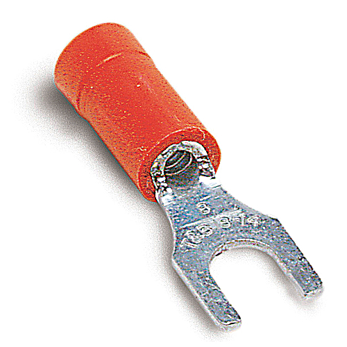 Sta-Kon® 18RA-6F RA Series Insulated Fork Terminal, 22 to 16 AWG ...
