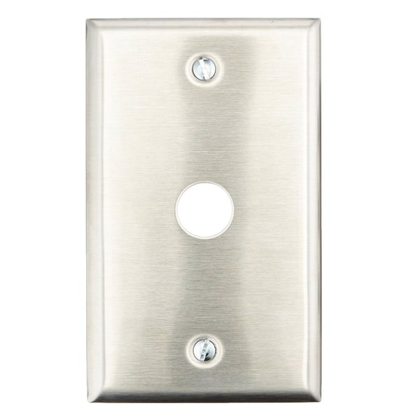 Edwards Signaling™ 147-1 1-Gang Pushbutton Plate, For Use With Model ...