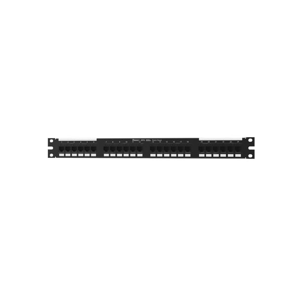 Panduit® 10Gig™ Data-Patch™ DP6A™ PanNet® DP246X88TGY 1RU Flat Patch ...