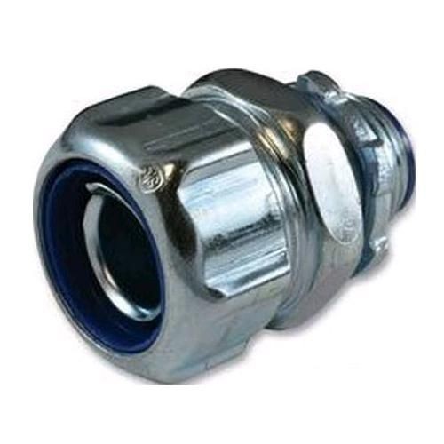 T&B® 5334-TB Insulated Straight Conduit Connector, 1 in Trade, Steel ...