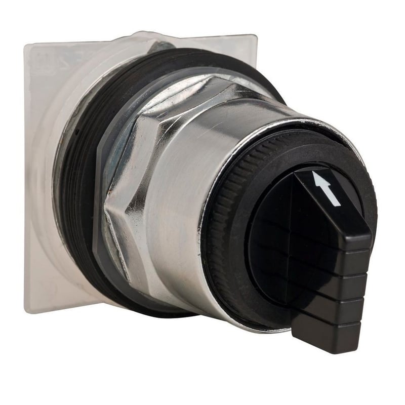 Square D™ Harmony™ 9001KS43B Type K Non-Illuminated Selector Switch, 30 ...
