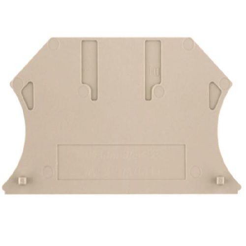 Weidmuller 1050000000 End Plate, W Series, Dark Beige | State Electric
