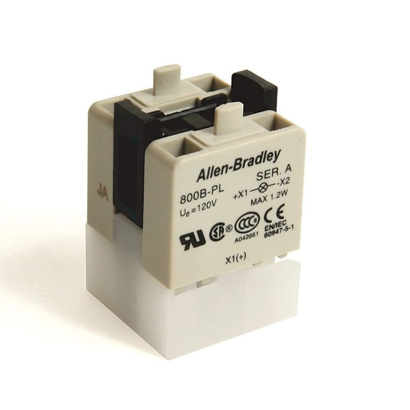 Allen-Bradley 800B-PL Push-Button Dummy Block, 800B Series, 16 mm ...