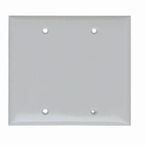 Pass & Seymour® Sierraplex® SP23-W Standard Blank Wallplate, 2 Gangs ...
