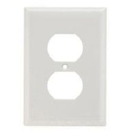 Pass & Seymour® Sierraplex® SPO8-W Jumbo Receptacle Wallplate, 1 Gang ...