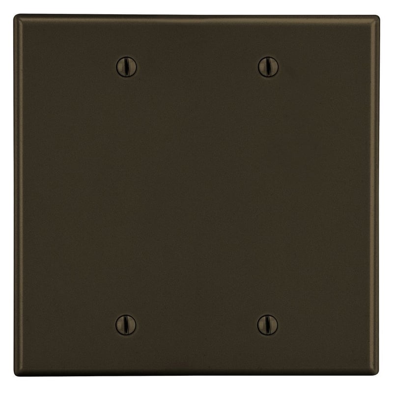 Wiring Device-Kellems PJ23 Mid-Size Non-Metallic Blank Wallplate, 2 ...