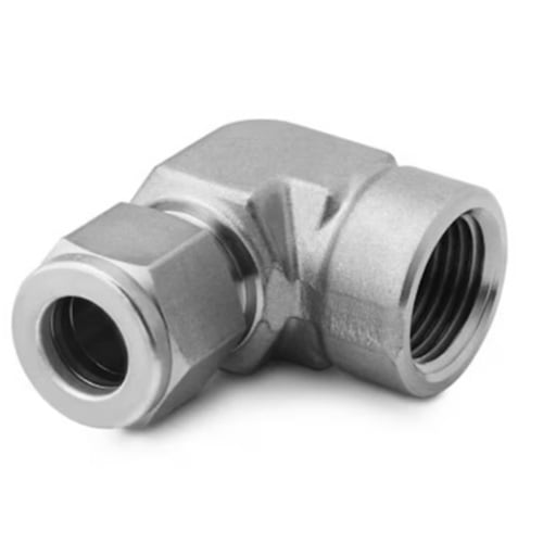 Swagelok SS-810-8-8 Tube Fitting, Female Elbow, 1/2 in Tube OD x 1/2 in ...