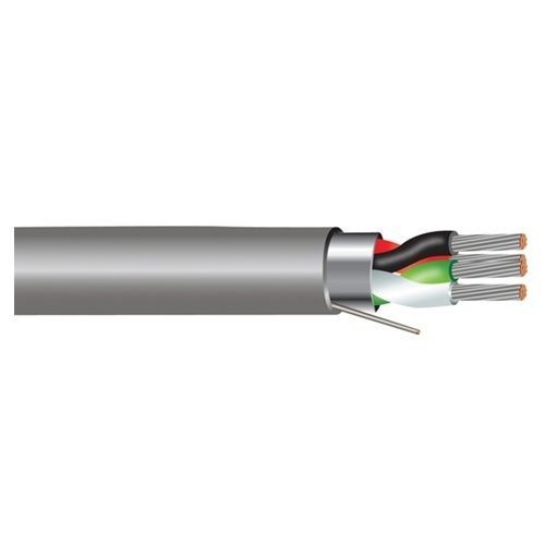 Belden, Multi-Conductor Cable, 18 AWG, Copper, Chrome, Beldfoil Shield, 1 Pair, Non-Plenum ...