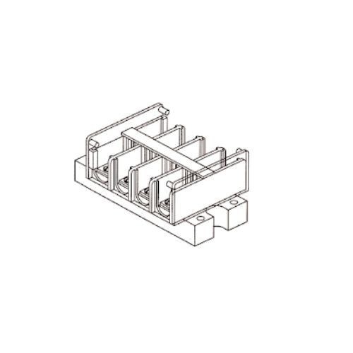 GE IKU-4 Non-Shorting Terminal Block, 600 V, 4 Poles | State Electric