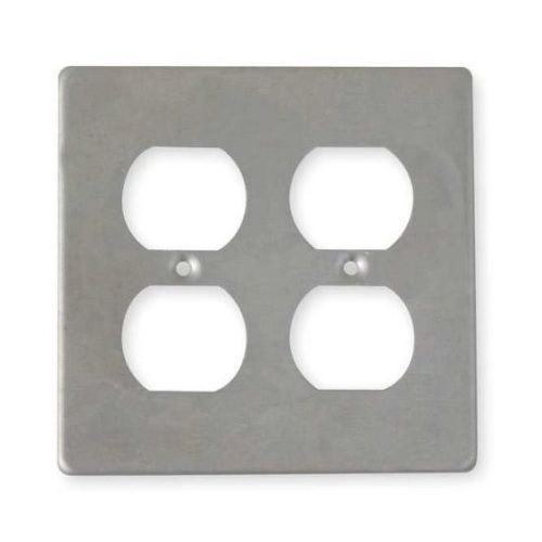 Killark® 2FA FS/FD Device Box Cover, 4-9/16 in L x 4-5/8 in W, Stamped ...
