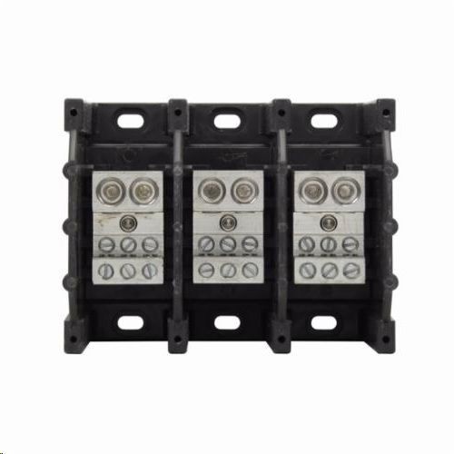 Bussmann® Magnum® 16325-3 Barrier Terminal Power Distribution Block, 600 VAC/VDC, 350 A, 3 Poles ...