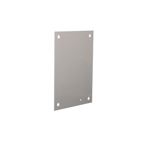 Wiegmann® NP2020 Non-Flanged Rectangular Back Panel, 17 in W x 17 in H ...