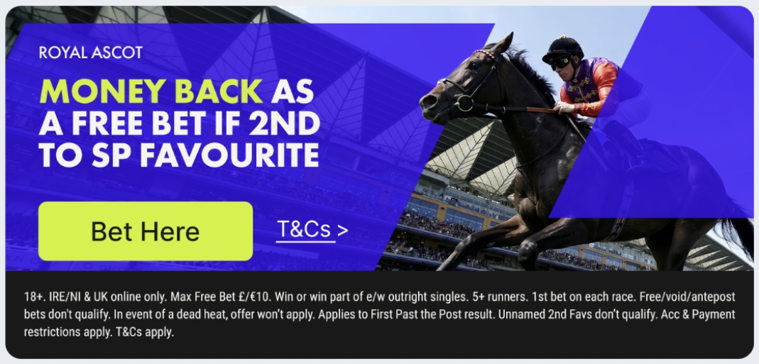 BOYLE Sports Offer: Money back if 2nd to the SP Fav at Royal Ascot 2026